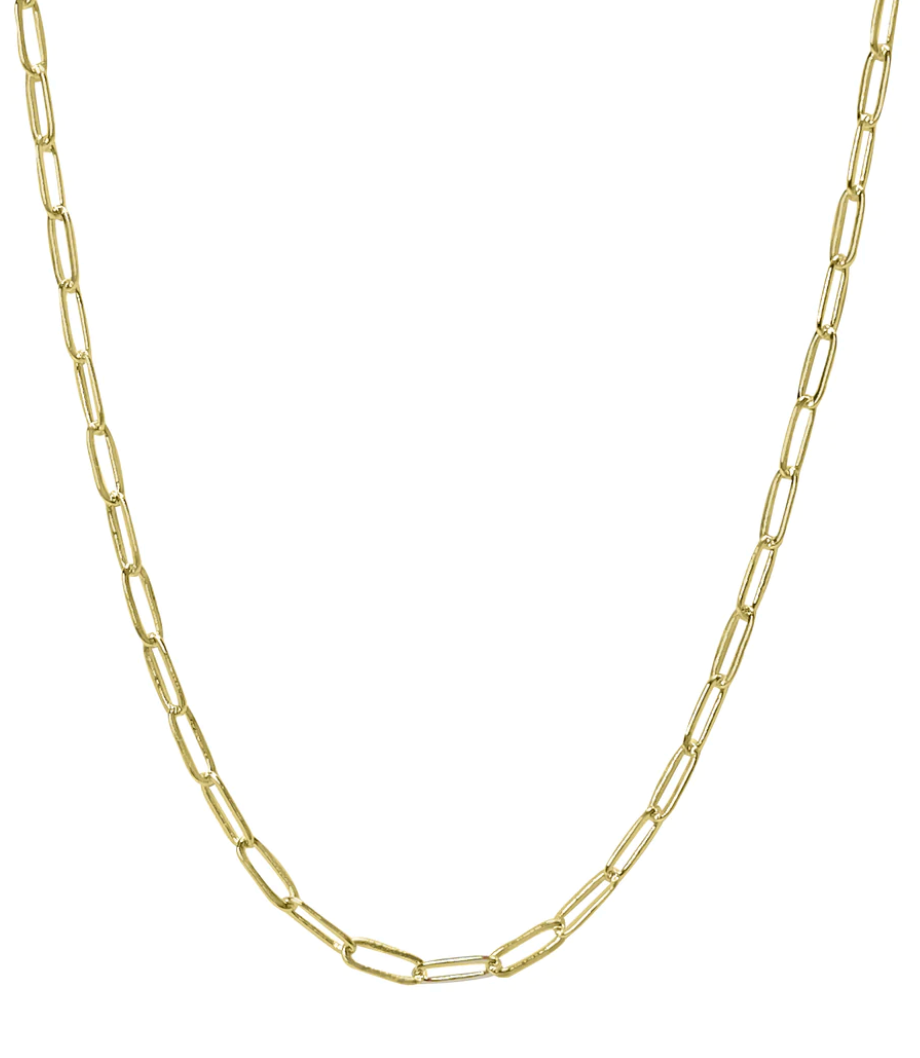 30" Gold Paperclip Chain – Sassy Bee